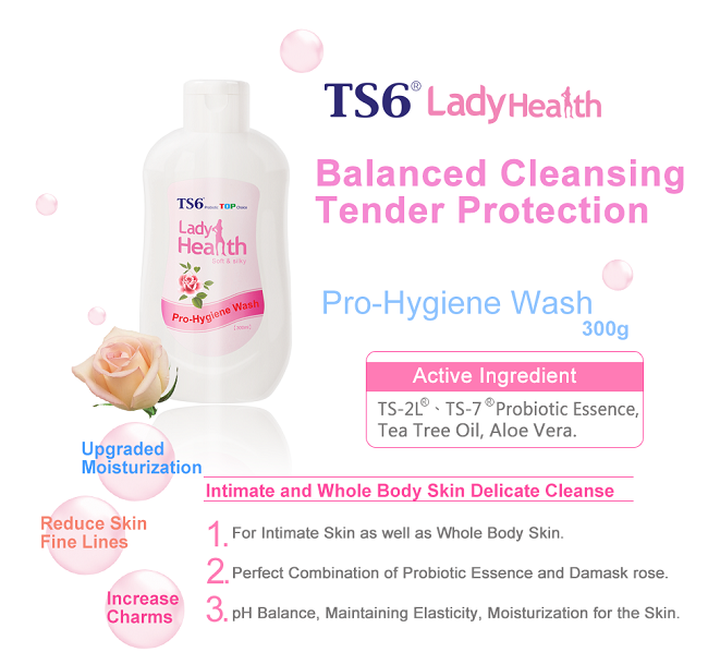 TS6 Body and Intimate Area Wash Gel - Tensall Probiotic Feminine Products